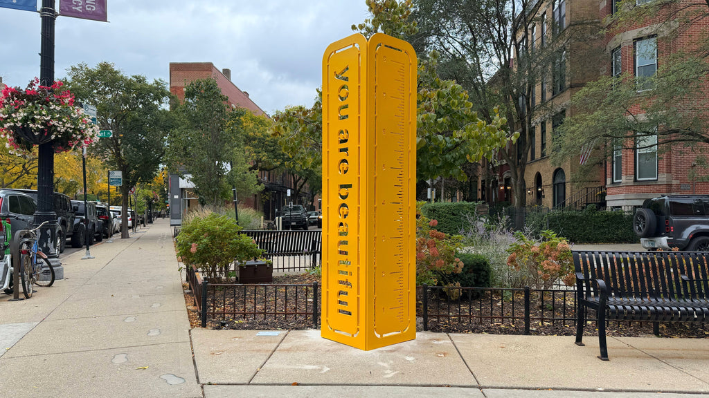 Public Art in Lincoln Park | Positivity Rules — You Are Beautiful by ...