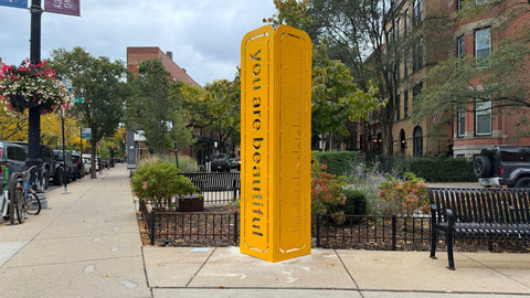 Public Art in Lincoln Park | Positivity Rules — You Are Beautiful by ...