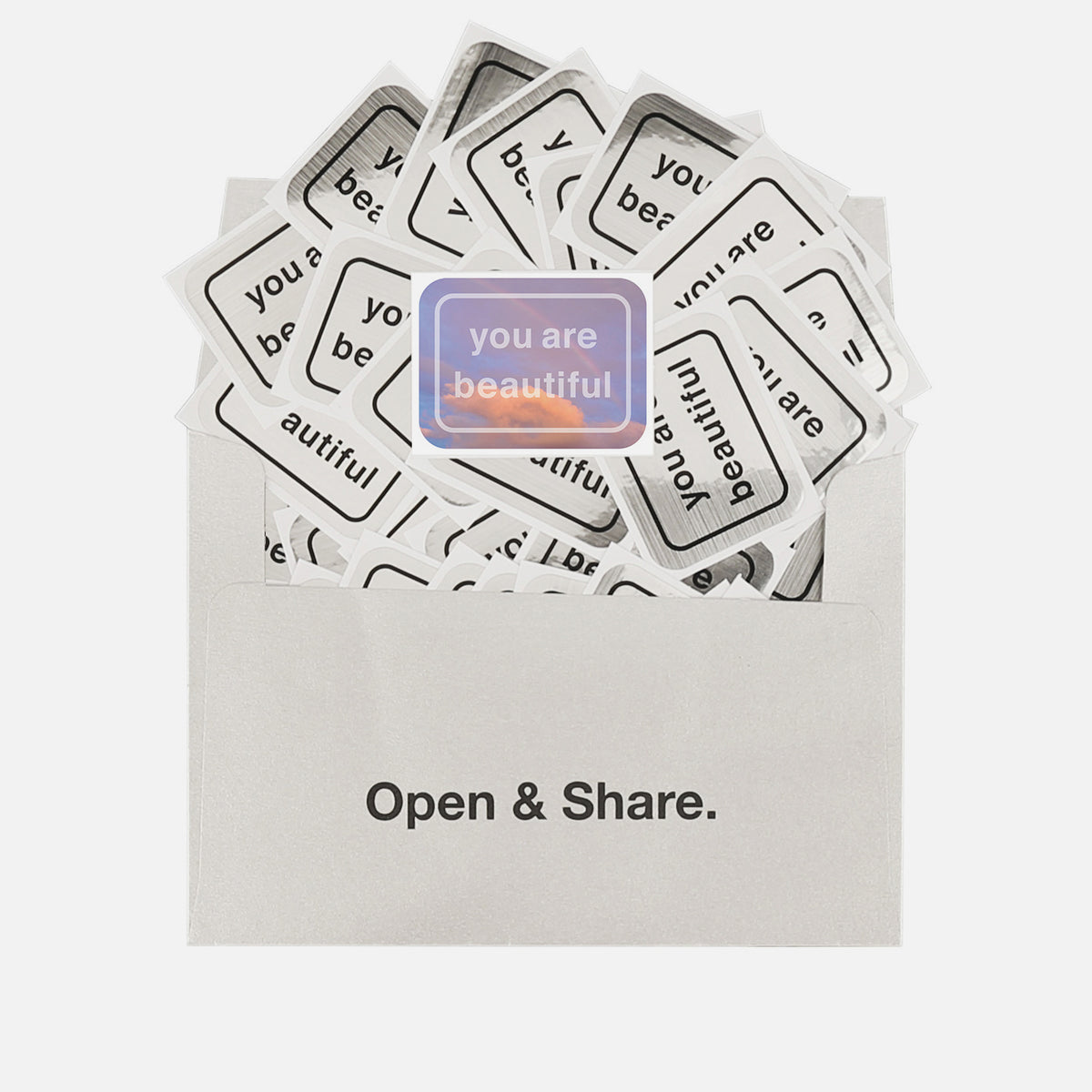 Sticker Club – You Are Beautiful Daily Sticker Subscription