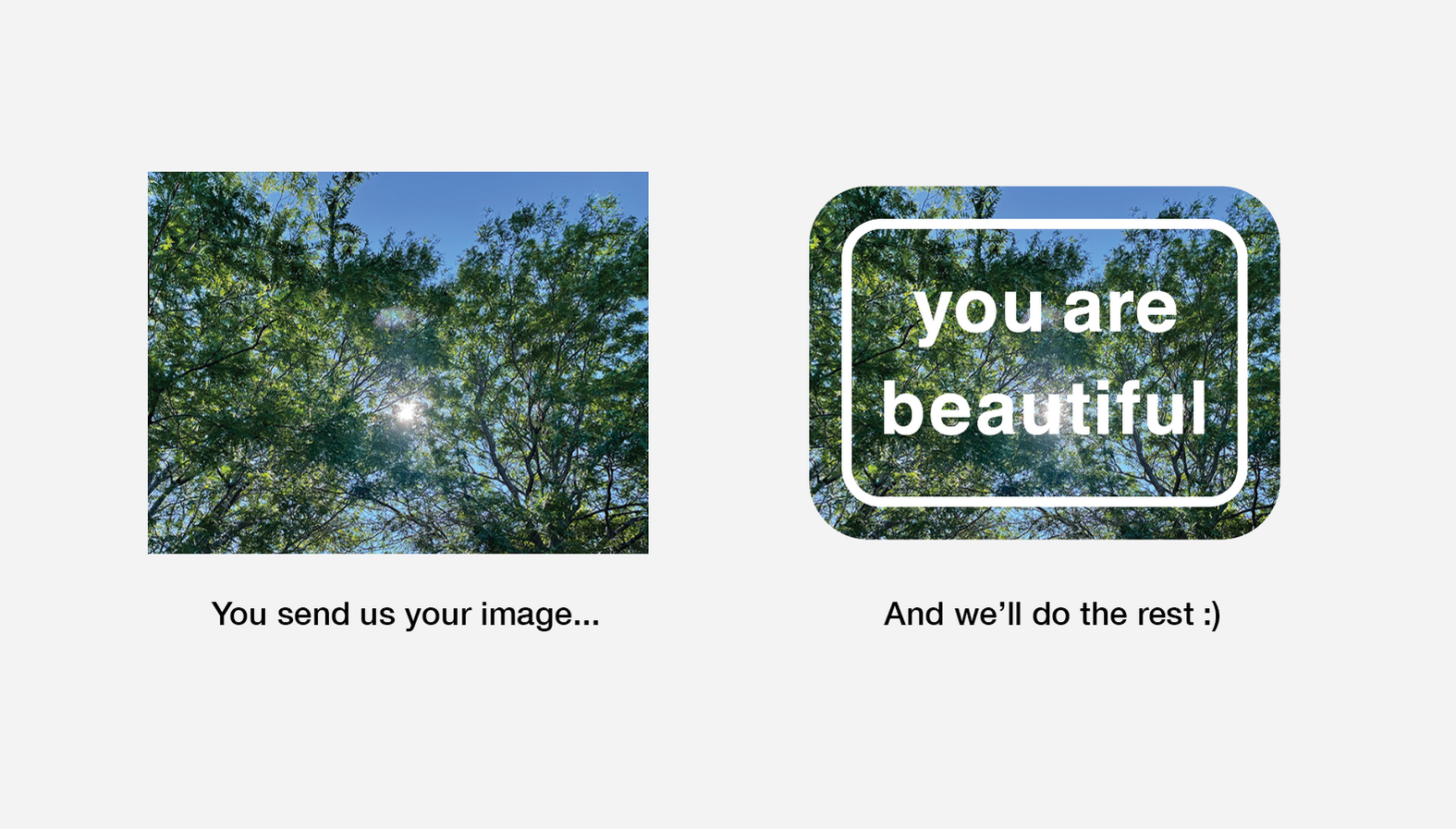Design a You Are Beautiful Sticker!