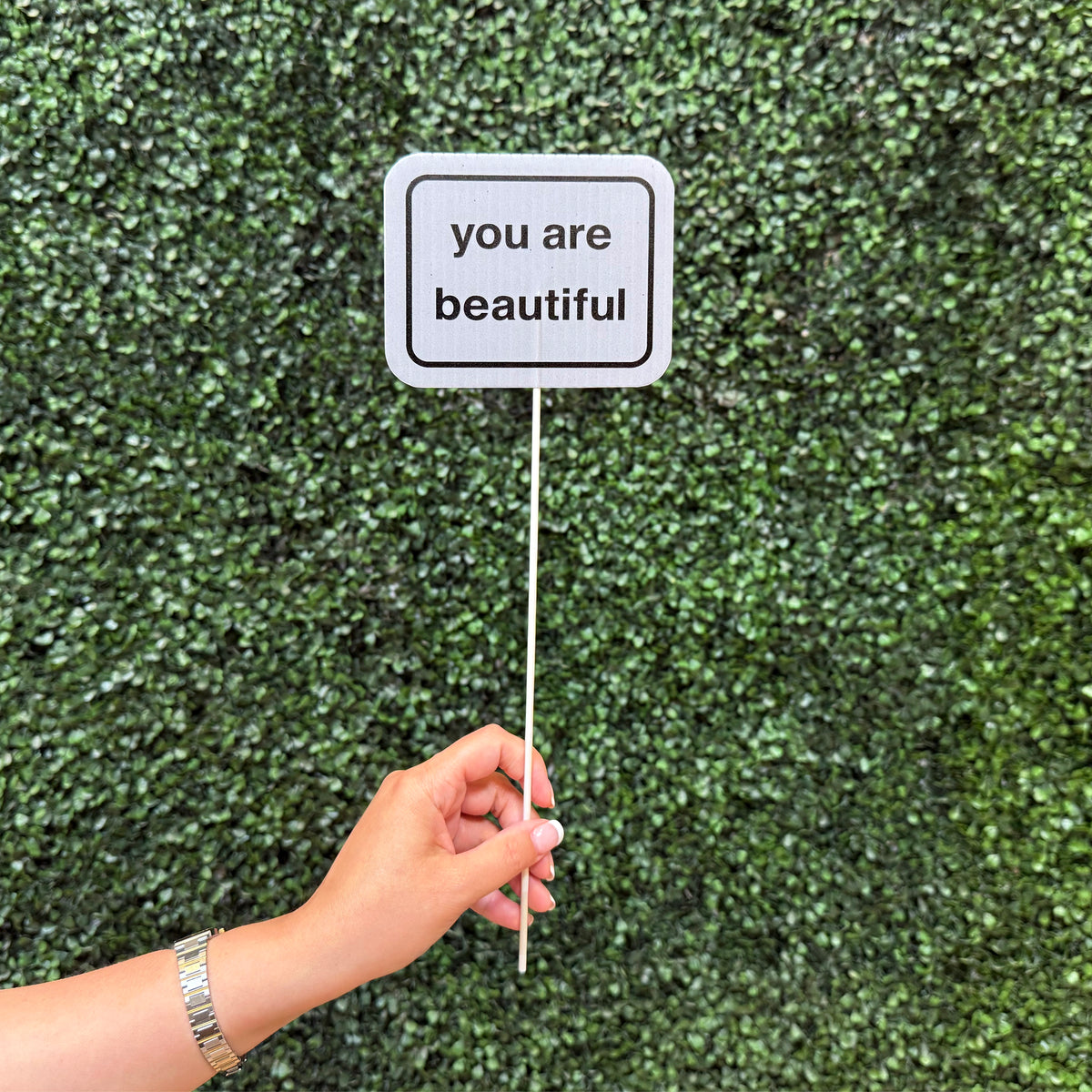 Mini Yard Sign — You Are Beautiful