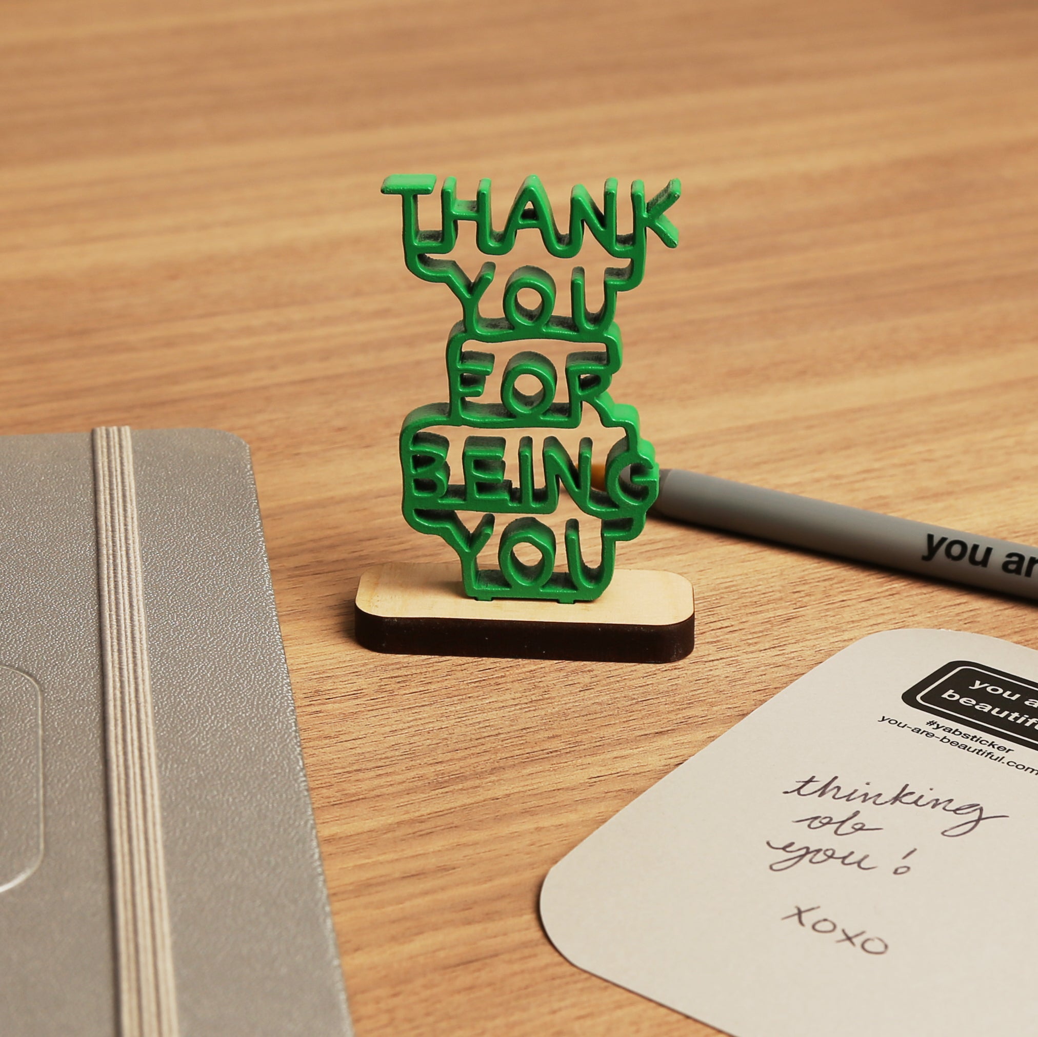 Thank You For Being You - Mini Sculpture — You Are Beautiful