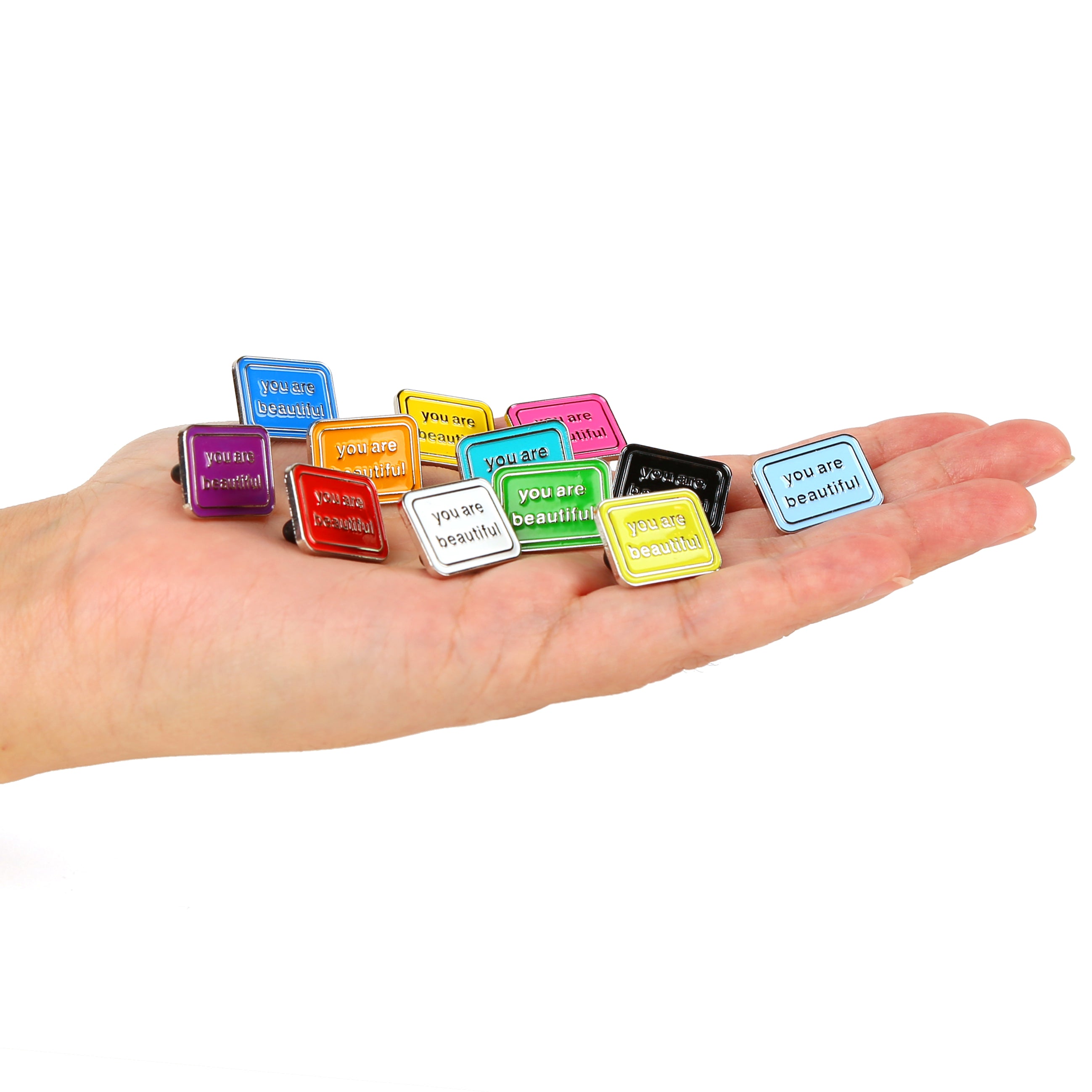 Enamel Colorful Pin — You Are Beautiful