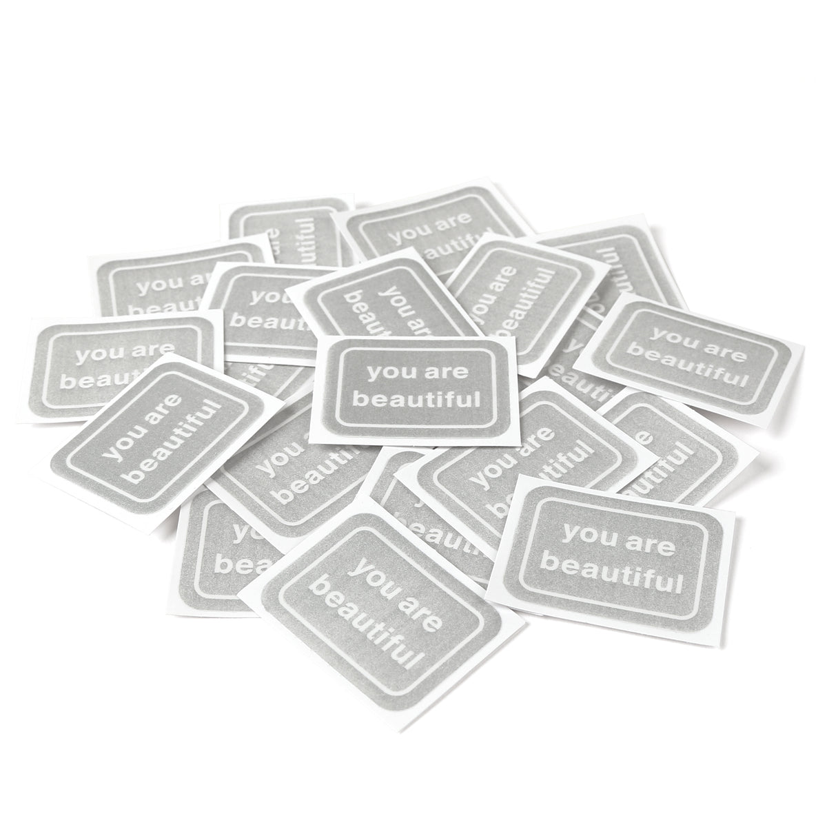 Metallic Decals — You Are Beautiful