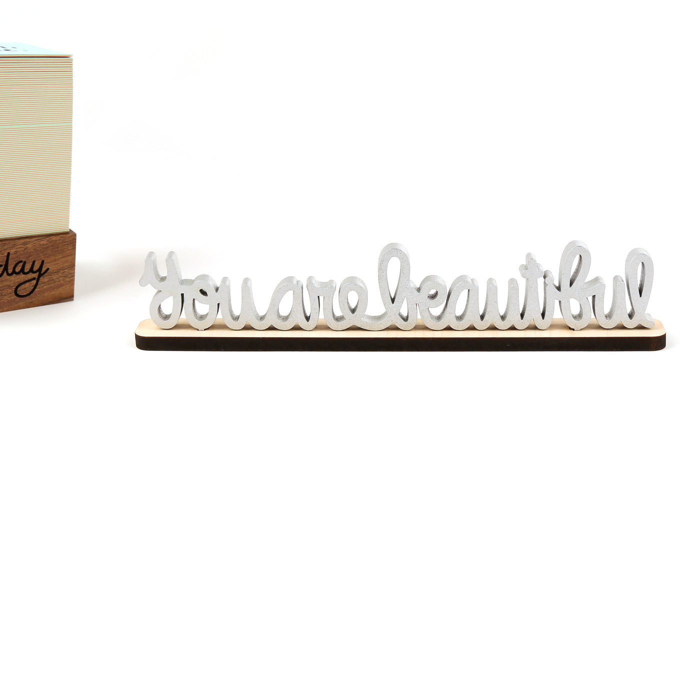 You Are Beautiful Cursive - Replica Sculpture
