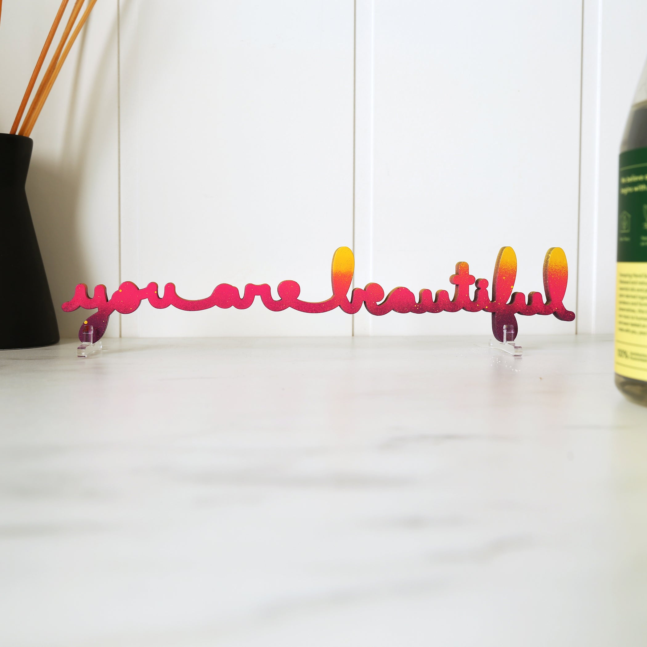 "Sunrise" Cursive Piece - Small — You Are Beautiful